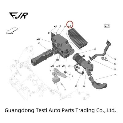 Cina Scopo Sostituire/riparazione Maserati Car Fitment Air Filter For Grecale GT Grecale Modena in vendita