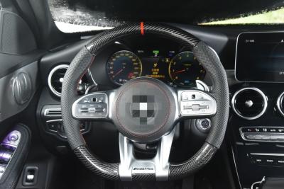 Cina Volante personalizzato in fibra di carbonio per Mercedes Benz Classe S W222 S500 in vendita