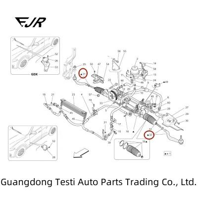 Cina Dispositivo di supporto per lo sterzo Levante con 100% testato e OEM 673004614 673004615 673007164 in vendita