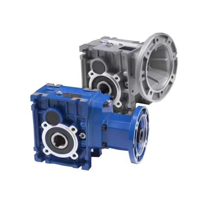 China KM63 50:1 Ratio 90 Degree Angle Hypoid Helical Bevel Hollow Shaft Gearbox for sale