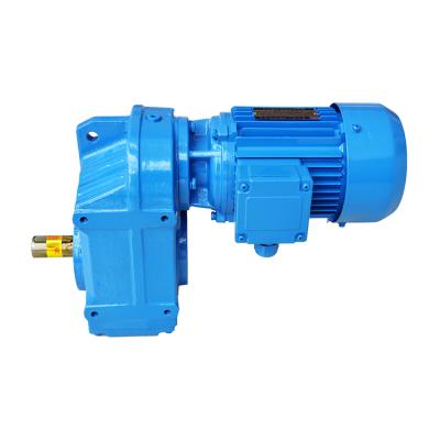 China Customizable ODM Solid Shaft Parallel Multi-Speed Helical Gear Box Motor Reducer with Brake for 10 Tonne 5 Tonne Gantry Hoist for sale