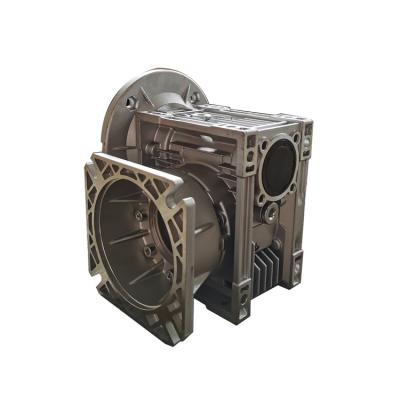 China Cast Iron Body NMRV 90V Worm Gear 1 10 Ratio Cooper Wheel Speed Reducer  RV090 for sale