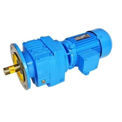China GRF Series Solid Shaft Flange Mounted Geared Head Gearbox Helical for sale