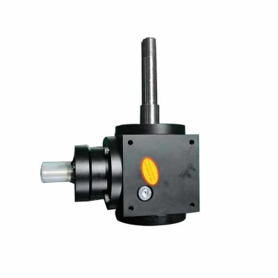 China Cast Iron Customized High Precision 1:3 Ratio Spiral Angular Straight Bevel Gear Speed Reducer Increaser High Torque for sale