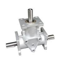 Quality Low Noise 90 Degree 1:1 Ratio Spiral Bevel Vertical Shaft Gearbox Reducer with for sale