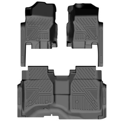 China 3pcs TPE Car Mats Front Rear 5D Car Floor Rugs For FRONTIER / NAVARA 2025 for sale
