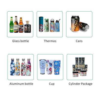 China 2400DPI MAX Cylinder Inkjet Printer For Conical Object UV Varnish Printing Machine for sale