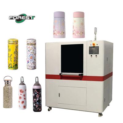 China ODM Cylindrical Digital Printing Machine Height 15mm Rotary Bottle UV Printer for sale