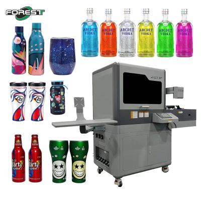 Cina Stampa UV a getto d'inchiostro rotativo 220V per bottiglie tazze lattine in vendita