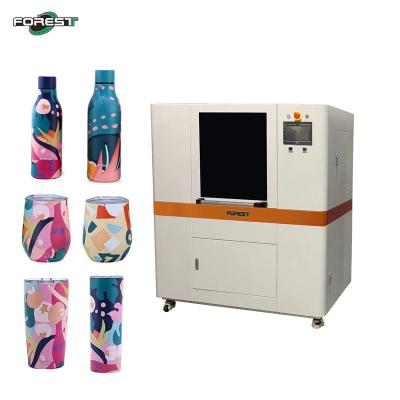 Cina High Speed UV Rotary Printer For Cylindrical And Conical Objects With Ricoh Head in vendita