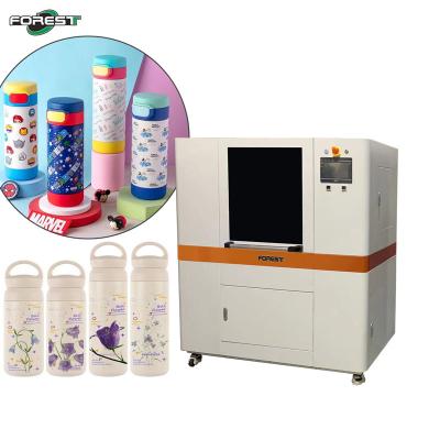 China High Speed Round Cylinder Uv Printer Water Bottle Cup Printing Machine zu verkaufen
