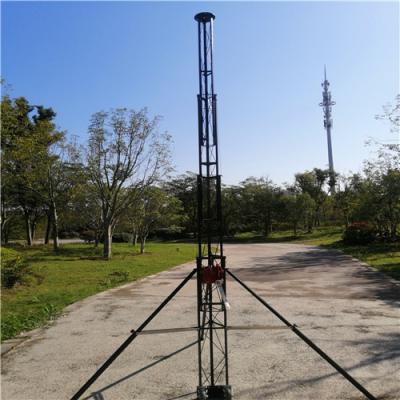 China Handkruk 15M Screw Wire 8MM Telescopische Antennetoren Te koop