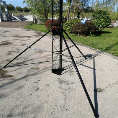 China Telecom 30M Sectional Aluminum Guyed Cell On Wheel Tower for sale