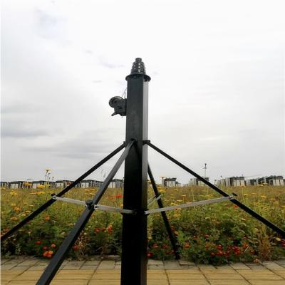 China 12M Winch Up Antenna Mast Te koop