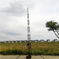 China Telescoping 65ft 20M Self Supporting Crank Up Tower for sale