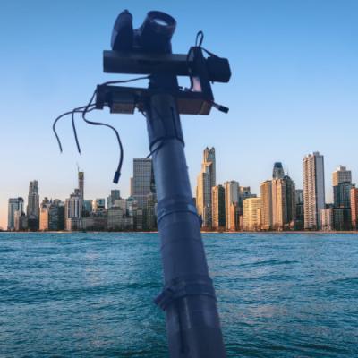 China CCTV Poles Integrated 6063 Aluminum Anodized Surveillance Mast for sale