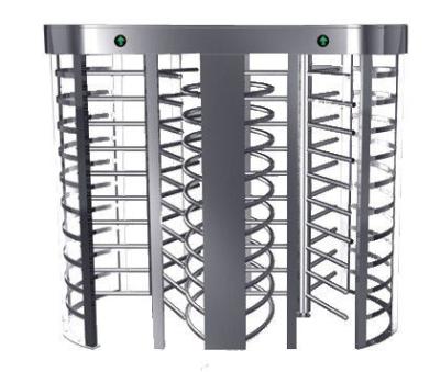 China Full Height Turnstile 304 Stainless Steel RFID Access Control Door for sale