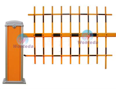 China Automatic Folding Traffic Boom Barrier /Car Parking Gate Loop Detect and RFID Supported for sale