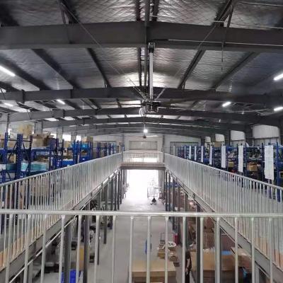 Cina L'alta efficienza grande HVLS industriale smazza i grandi ventilatori da soffitto del magazzino 1.5kw di 7.1m in vendita