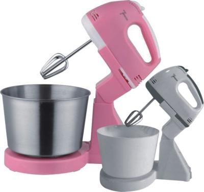 China Chrome Beaters and Dough Hooks for electric hand mixer with 7 speeds motor#5515 for sale