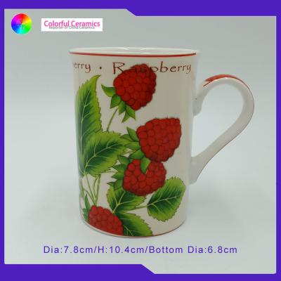 China Custom Printed Novelty Ceramic Travel Coffee Mugs High Temp Resistant for sale