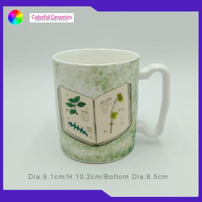 China Large Portable Personalized Stoneware Mugs Ceramic Coffee Mugs With Logo for sale