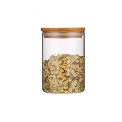 China kitchen accessories custom glass jar with lid for sale