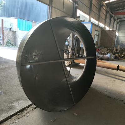 China Black Pipeline 90 Degree Mild Steel Elbow Square High Temperature Te koop