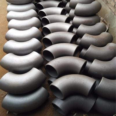 China Seamless Petroleum Asme 90 Degree Lr Elbow Half inch Pipe Fittings Hot Pushing zu verkaufen