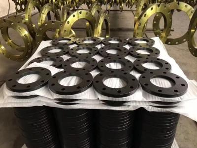 China ANSI B16.5 Stainless Steel 304 316 304L 316L Welding Neck Flange A105 Black Paint Te koop
