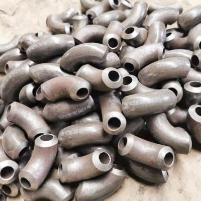 中国 DIN /ANSI標準的なA234 WPBのバット溶接黒い管付属品および造られたフランジおよびソケットは管付属品を溶接した 販売のため