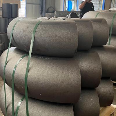 China Ronde verbinding ANSI zacht staal 90 graden Elbow gepolijst Te koop