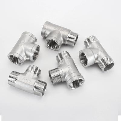 Cina Forged Carbon Steel Socket Welded Pipe Fittings NPT Threaded Tees in vendita