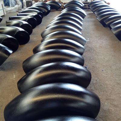 Cina Acciaio a 4 pollici Sch80 di API Butt Weld Elbows Carbon montaggi del raccordo a T del nero di 90 gradi in vendita