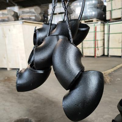 Cina Acciaio a 4 pollici Sch80 di API Butt Weld Elbows Carbon montaggi del raccordo a T del nero di 90 gradi in vendita