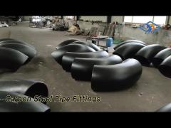 WPB ASME Carbon Steel Pipe Fittings Elbow 45 Degree Short / Long Radius