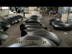Butt Welded Carbon Steel Pipe Fittings Elbow 90 Degree Seamless A234 WPB