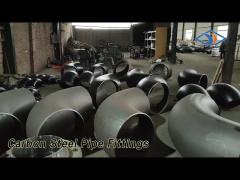 Forged Carbon Steel Pipe Fittings Schedule 80 90 Degree Long Radius Seamless