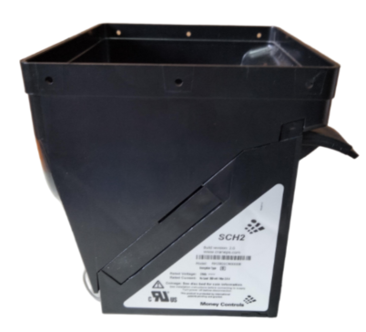 Non-Configed Double Bowl Coin Hopper side view