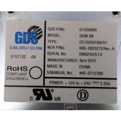 Cina Ricambio ATM standard NCR Self Serv da 15 pollici 009-0025272 in vendita