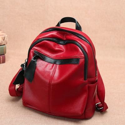 China The New 2017 PU Backpack Female Fashion Bag Backpack Restoring Ancient Ways for sale