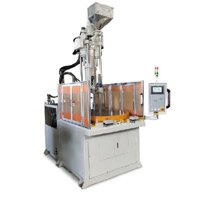 China High Efficiency Auto Parts Making Machine 55Ton Vertical Rotary Injection Molding Machine for sale