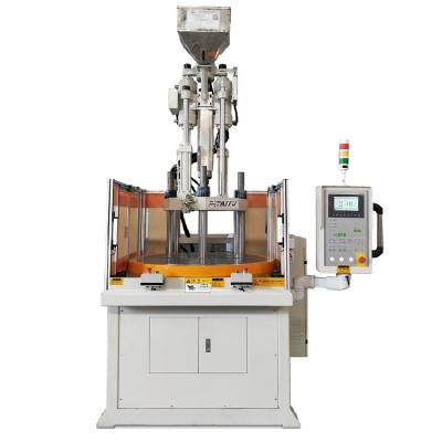 China High Efficiency Auto Parts Making Machine 55Ton Vertical Rotary Injection Molding Machine for sale