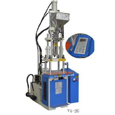 China 20Ton Small Vertical Plastic Injection Molding Machine For Signal Transmission Line for sale