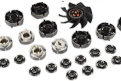 China 55 Ton Motor Rotor Injection Molding Machine For Screwdriver With Double Slide for sale