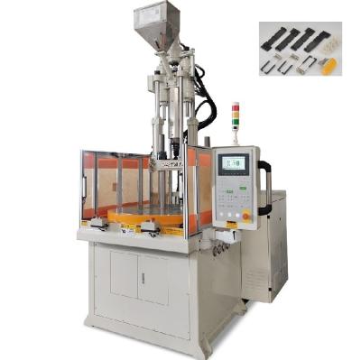 China 55 Ton Vertical Rotary Plastic Injection Molding Machine AMP Connectors Making Machine for sale