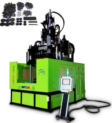 Cina Macchina per stampaggio a iniezione verticale da 250 tonnellate con tavolo di lavoro basso utilizzata per accessori per auto in vendita