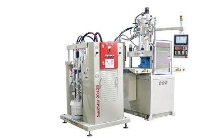 China 85 Ton  Double Slide LSR Vertical Injection Molding Machine Used For Silicone Strap zu verkaufen