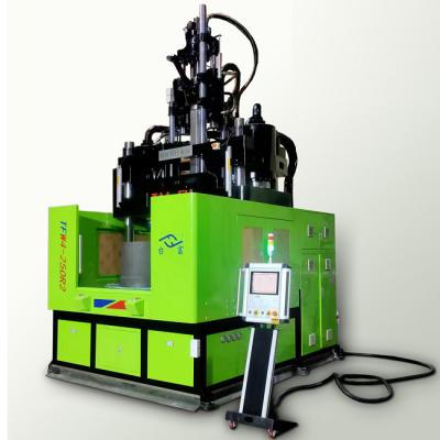 China Roterende verticale spuitgietmachine voor het maken van auto-onderdelen met een werkbank van 250 ton Te koop