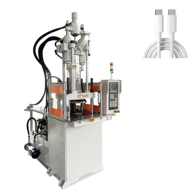 China Máquina de moldagem por injecção vertical de 35 toneladas Fabricação de cabo de carregamento USB Com preço de fábrica à venda